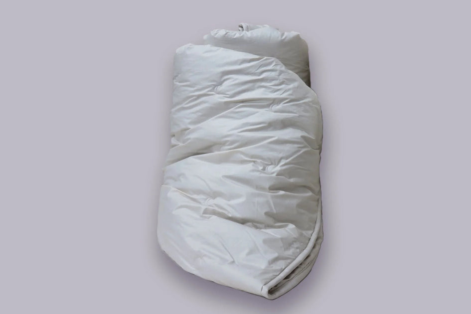 Crescent Moon Alpaca and Wool Comforter | Natural Linens