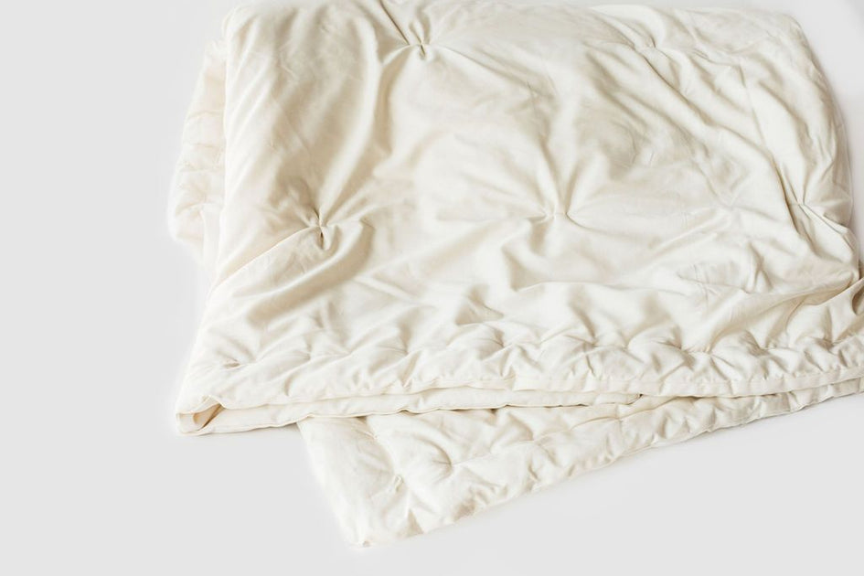 Holy Lamb Organics Natural Wool Comforters | Natural Linens