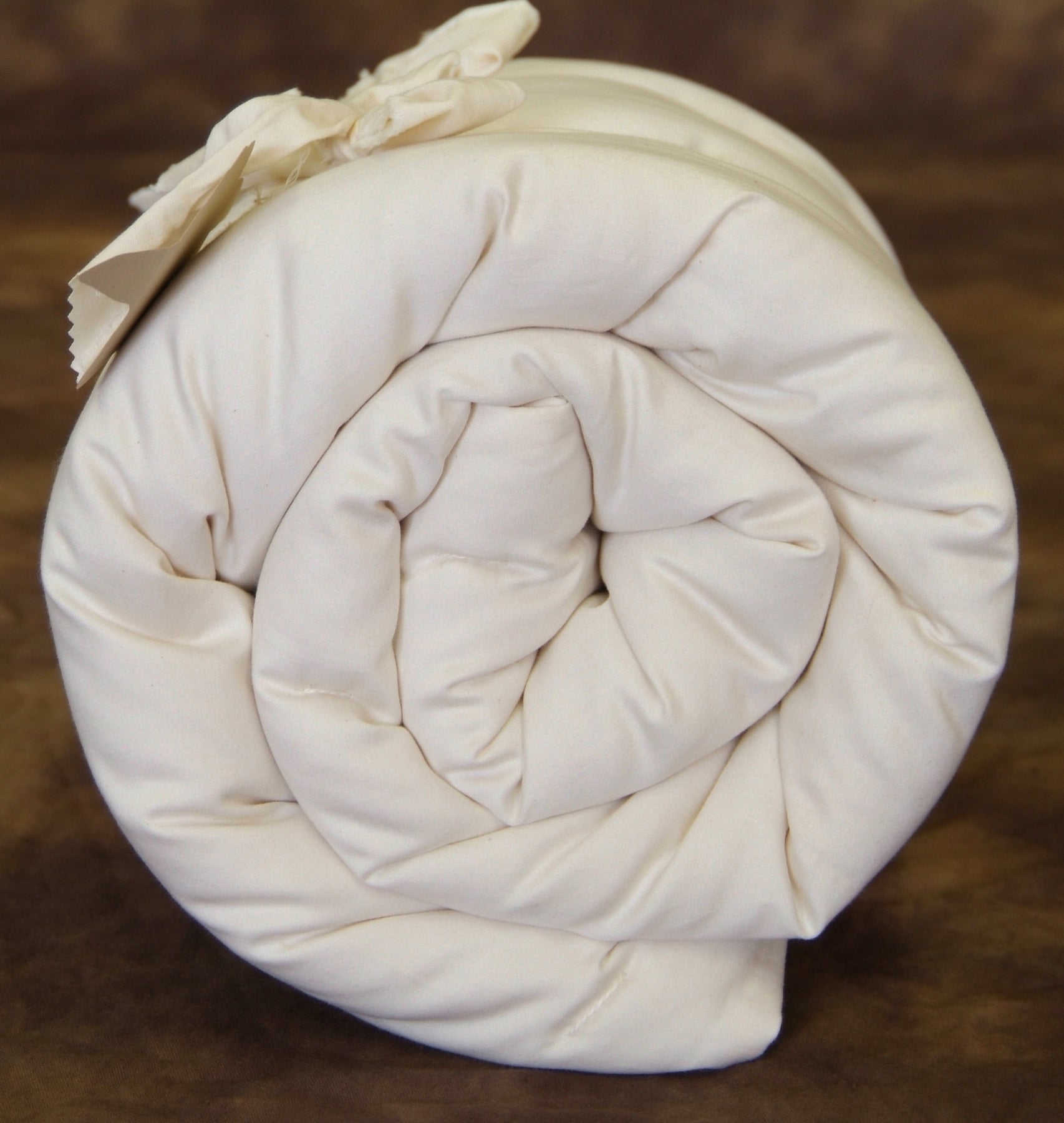 Holy Lamb Organics Quilted Wool Deep Sleep Mattress Topper | Natural Linens